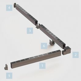 ACO Slimline Eindplaat