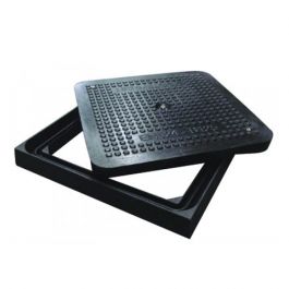 Deksel Hermelock HE 60x60 zwart