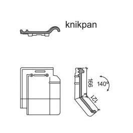 Monier Postel 20 Knikpan 140° Rustiek