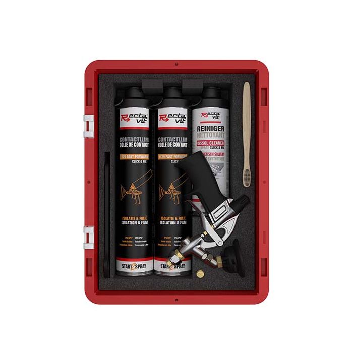 Rectavit 1129 Fast Forward - Spray Gun Set Click & Fix transparant